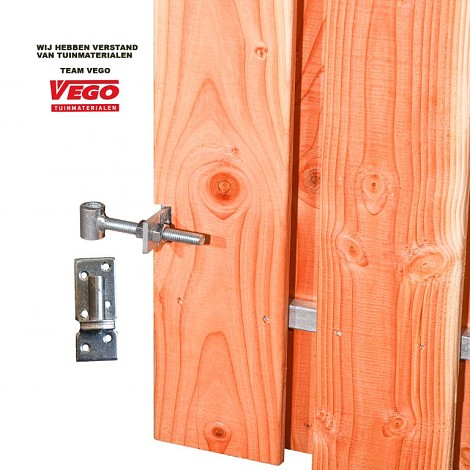 Douglas geschaafd 180x100 poort met stalen frame universeel (incl ...